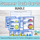 Summer Phonics Review Task Cards Bundle - The Literacy Nest
