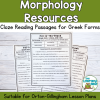 Morphology Cloze Reading Passages for Greek Forms - The Literacy Nest