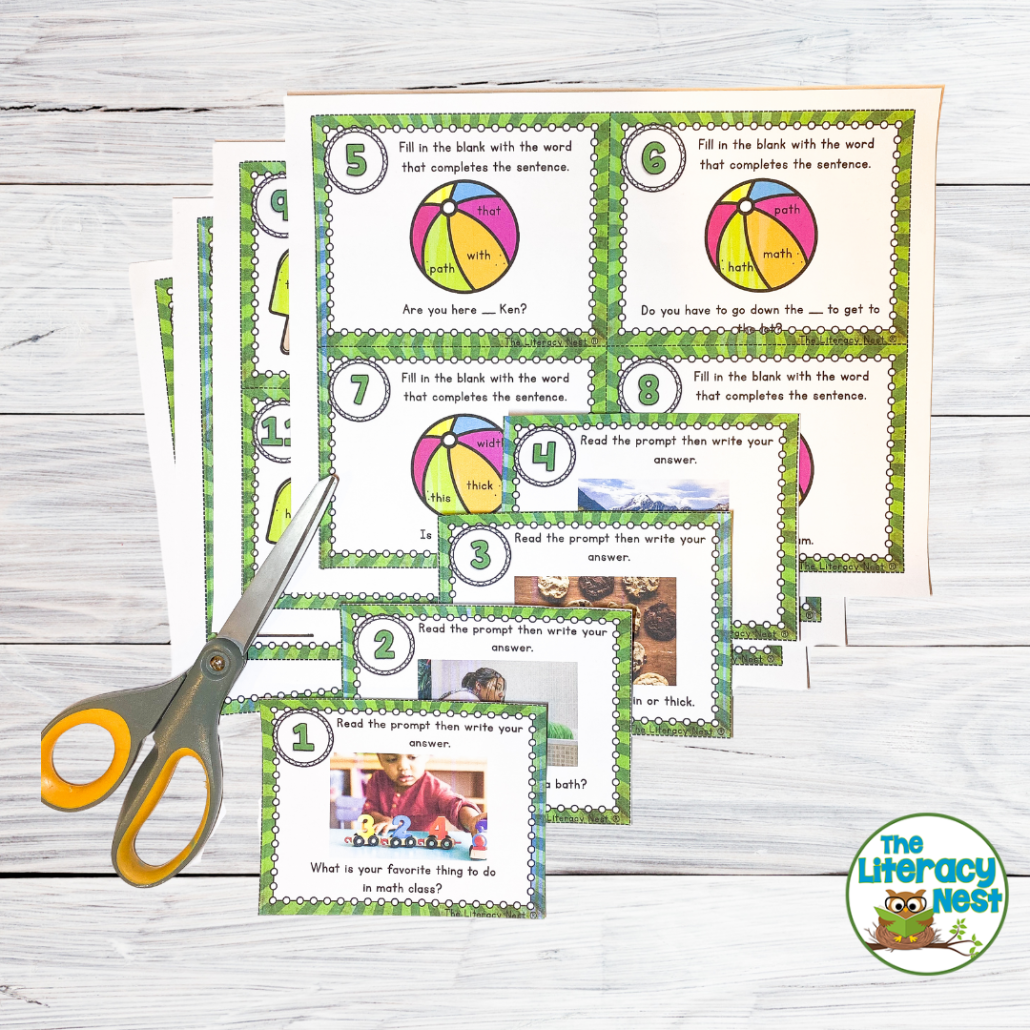 Summer Phonics Review Task Cards Bundle - The Literacy Nest