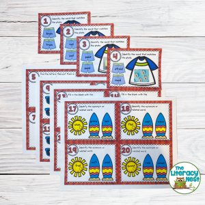 Summer Phonics Activities Task Cards for Vowel Teams Review - The ...