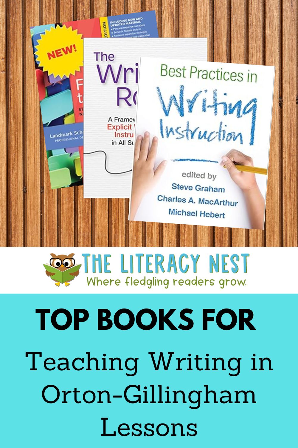Top Books for Teaching Writing in Orton-Gillingham Lessons - The ...
