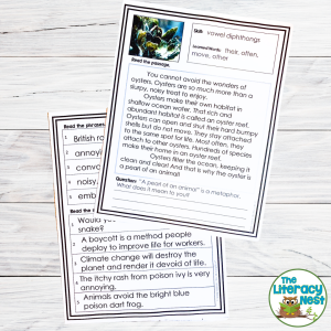 Orton-Gillingham Multisyllabic Words Decodable Passages - The Literacy Nest