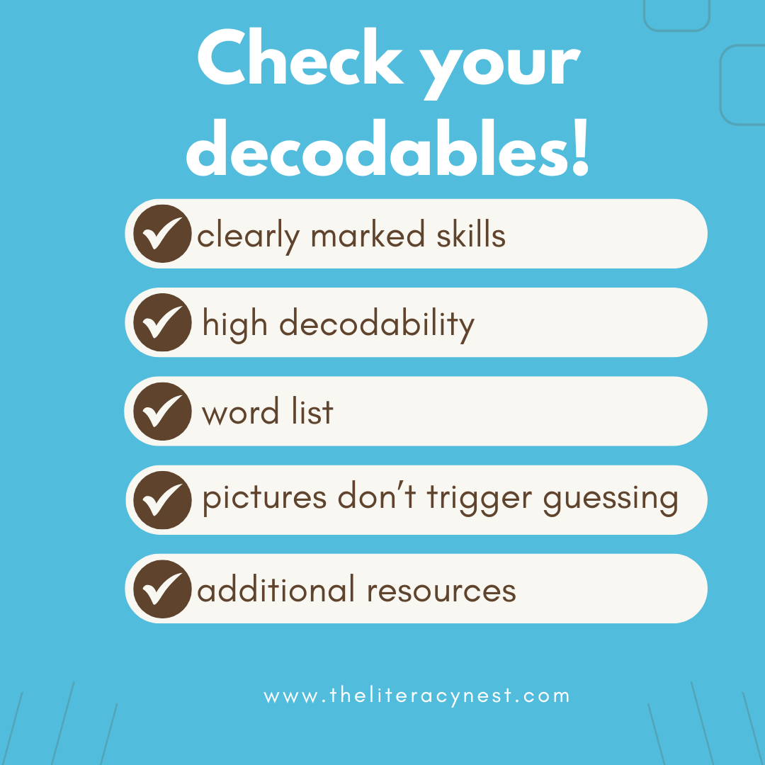 5 Tips for Choosing Decodable Books - The Literacy Nest