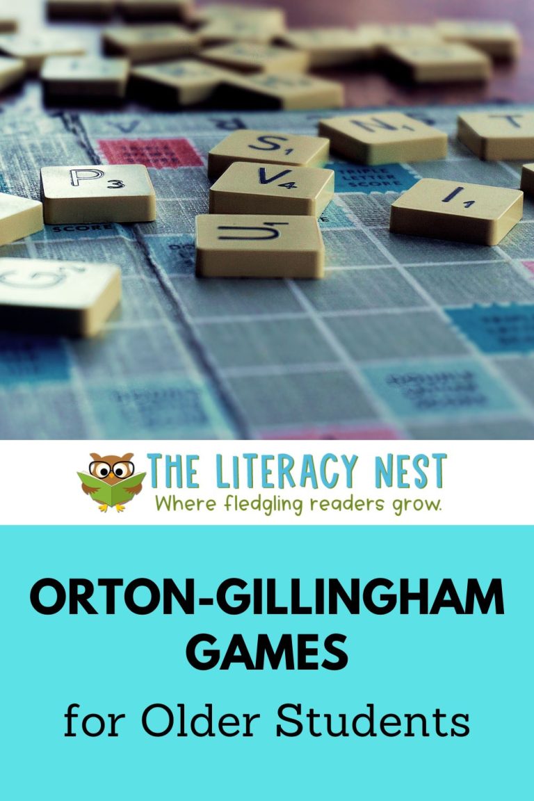 Orton-Gillingham Games for Older Students - The Literacy Nest