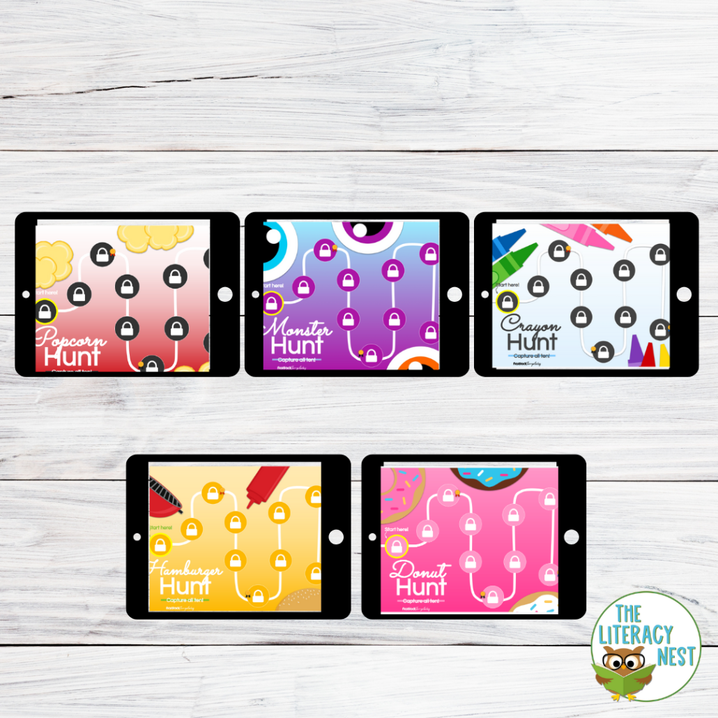 CVC Digital Phonics Games - The Literacy Nest