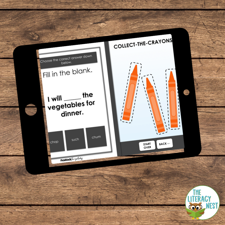 Consonant Digraphs Digital Phonics Games - The Literacy Nest
