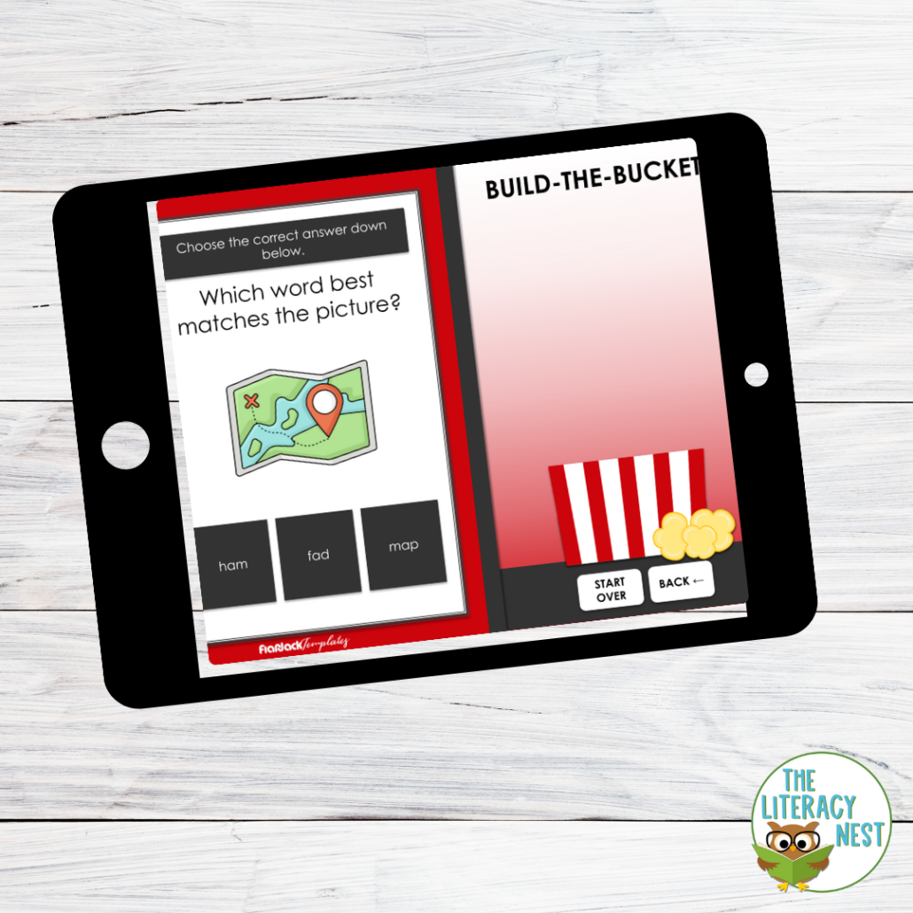 CVC Digital Phonics Games - The Literacy Nest