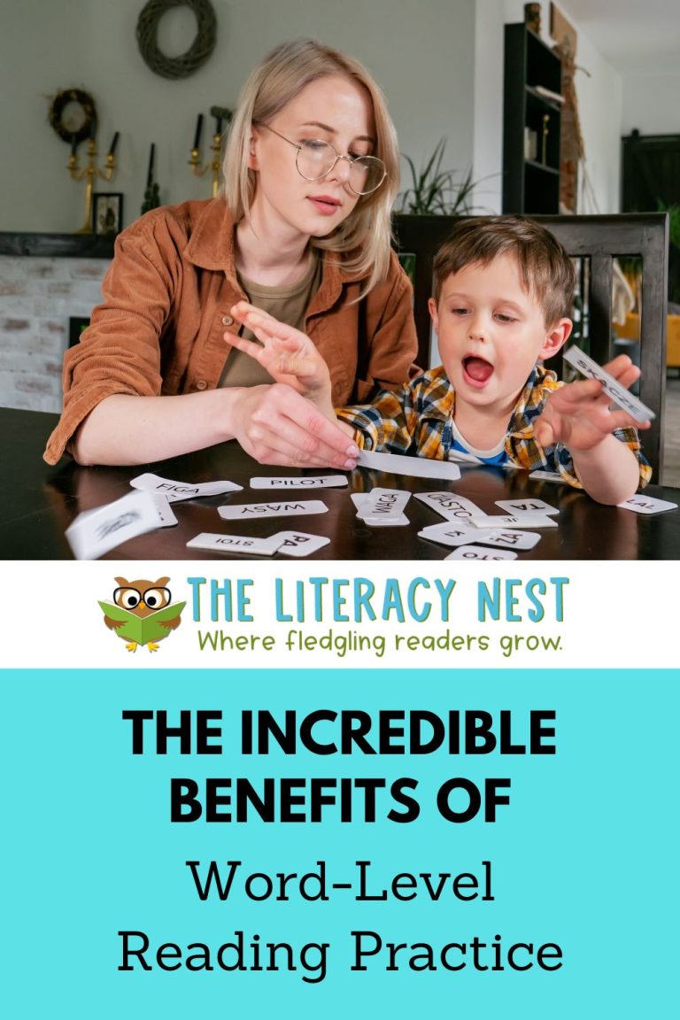 The Incredible Benefits of Word-Level Reading Practice - The Literacy Nest