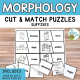 Suffix Cut and Match Puzzles Morphology Practice for Reading & Spelling ...