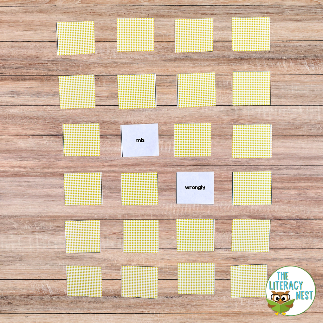 Morphology Concentration Games Suffixes, Prefixes, Latin Roots, Greek ...